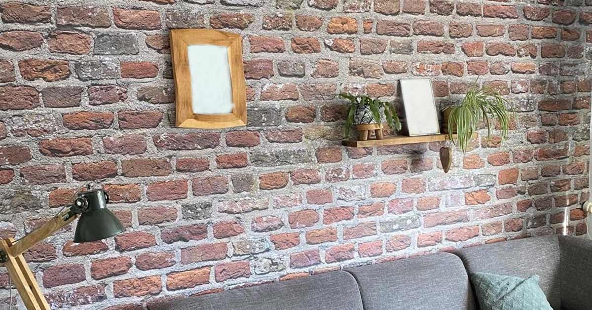 Realistisk tegelvägg med tegel tapet - Tapet.com