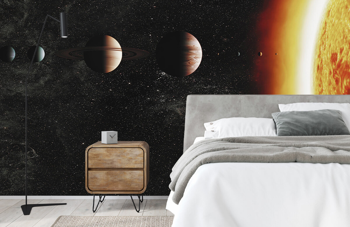 Solsystem - Wallgroup Fototapet