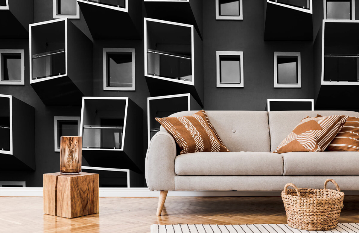 Living in Boxes - Wallgroup Fototapet